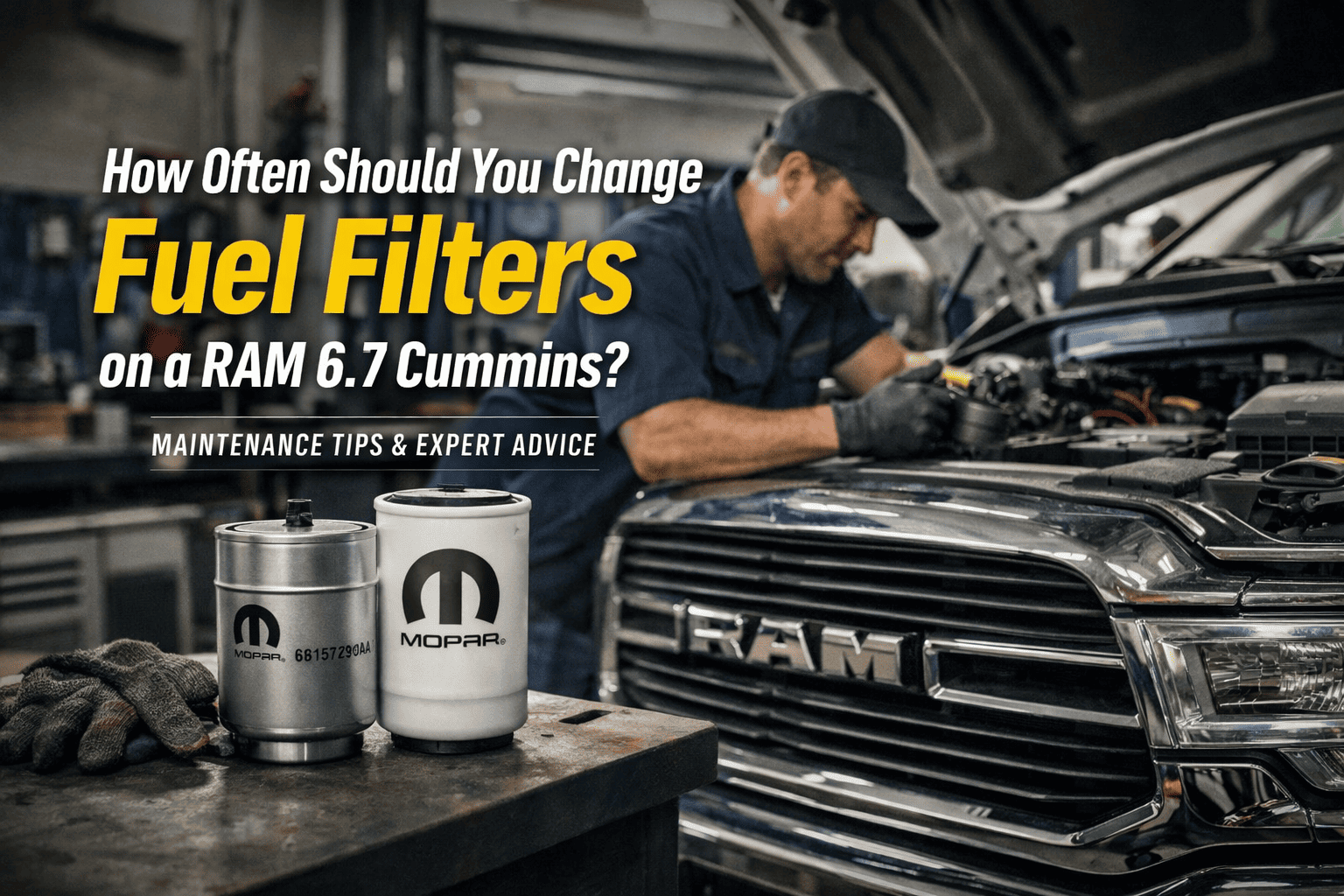 Fuel Filters Change Guide for RAM 6.7 Cummins Engines – Mopar Truck Filters