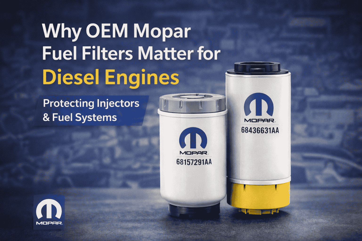 Why OEM Mopar Fuel Filters Matter for Diesel Engines – Mopar Truck Filters