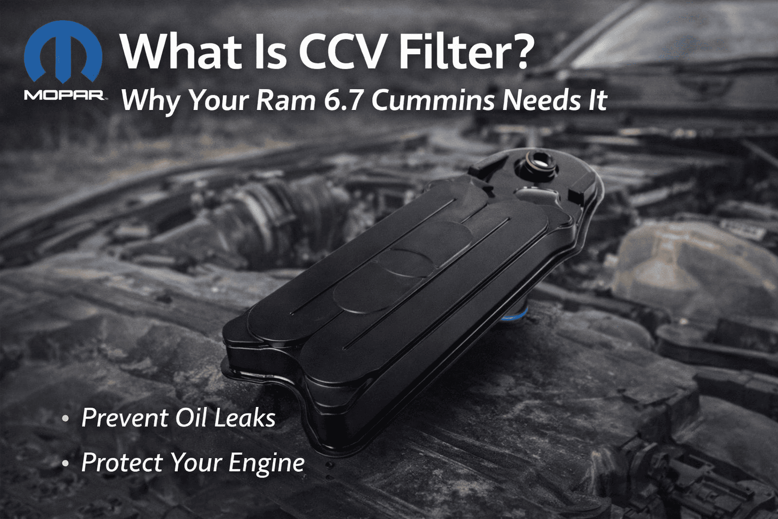 What Is CCV Filter? Why Your Ram Cummins Needs It – Mopar Truck Filters